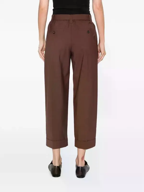 Brunello Cucinelli Belted Pleated Trousers
