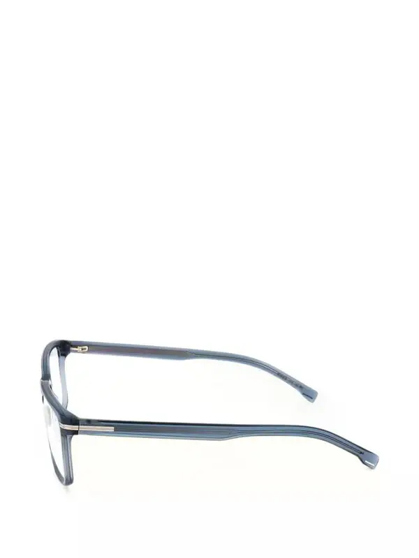 BOSS Rectangle-frame Glasses - Blue