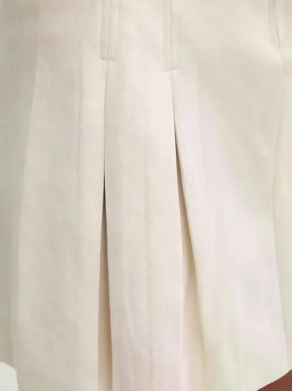 MORGAN Pleated High-waisted Mini Skirt