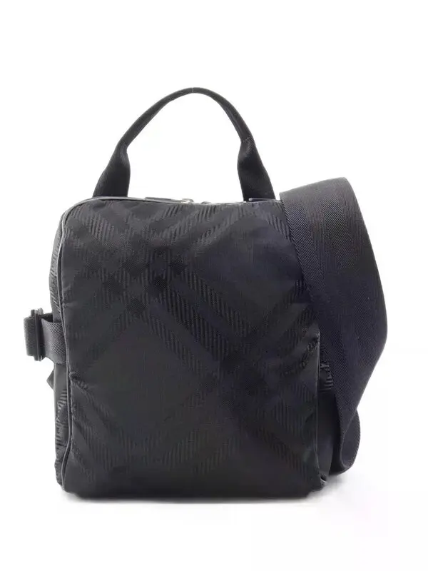 Burberry 2010s Check Jacquard Tote Bag