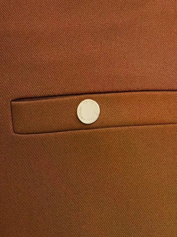 MORGAN Button-detail Wide-leg Trousers