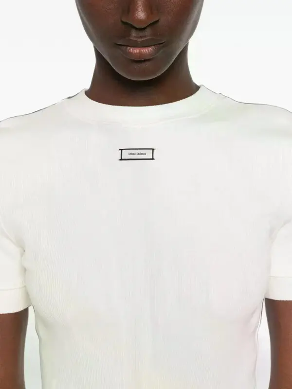 ENTIRE STUDIOS Logo-patch T-shirt
