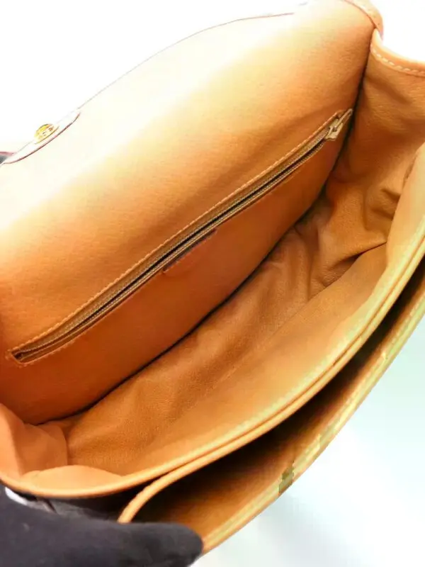 Celine 2000s Macadam Shoulder Bag - Brown