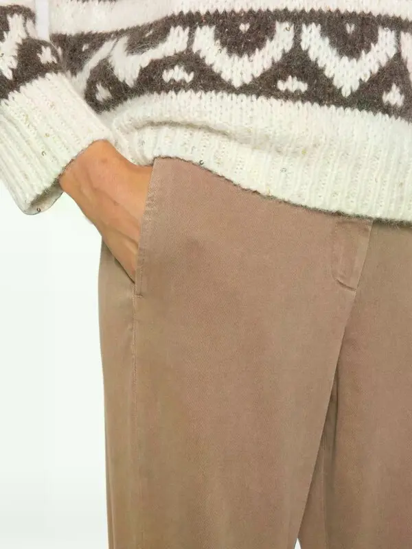 Peserico Turn-up Cuff Trousers