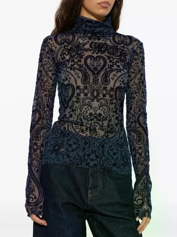 Off-White Paisley-pattern Top