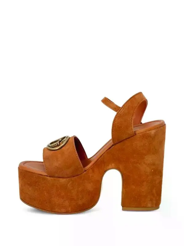 Guess Logo-plaque Platform Sandals