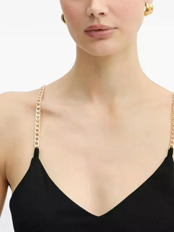 MORGAN Chain-link Strap Midi Dress
