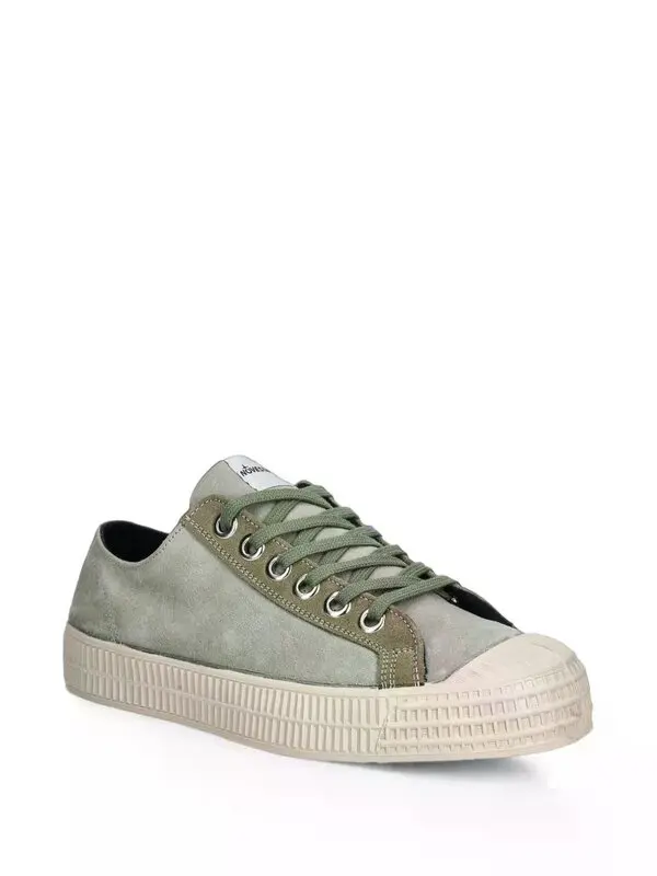 Novesta Suede Panelled Sneakers - Green