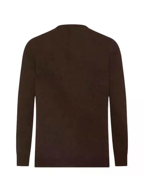 ZANONE Fine-knit Crew-neck T-shirt - Brown