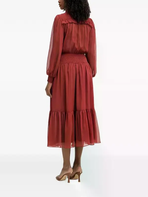 MORGAN Ruffled Tiered Midi Dress