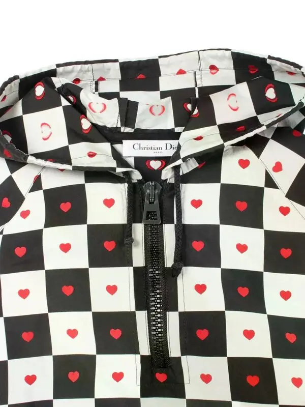 Dior 2000s Amour D-chess Heart Midi Dress