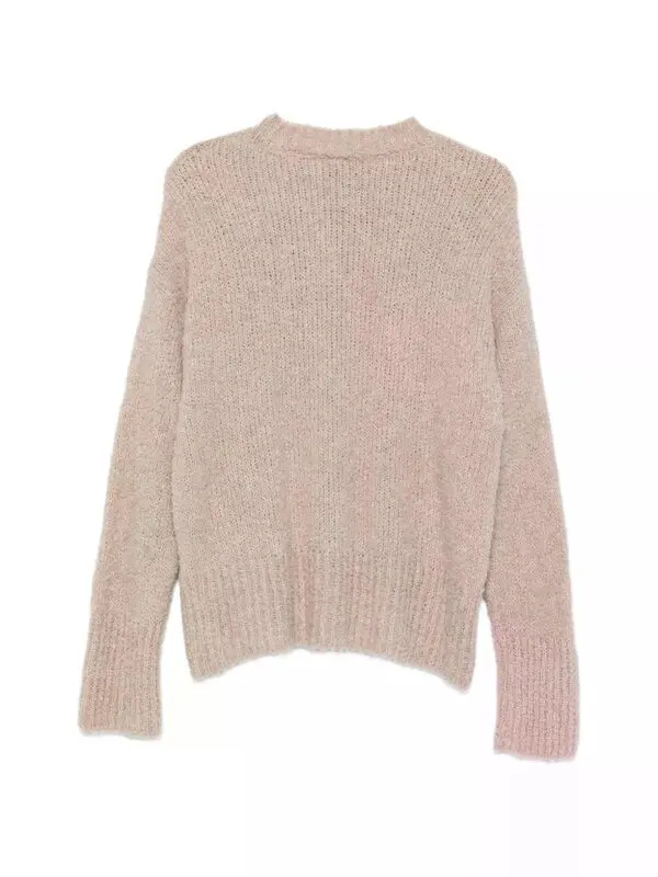 PRIVATE 0204 Ribbed Knit Crew Neck Sweater