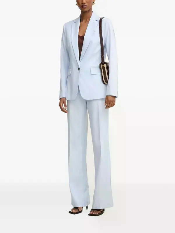 MORGAN Pinstripe Pattern Straight-leg Trousers