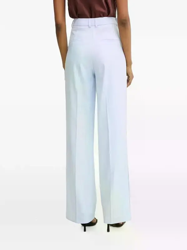 MORGAN Pinstripe Pattern Straight-leg Trousers