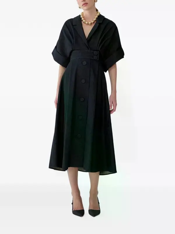 Carolina Herrera Button-up Midi Dress