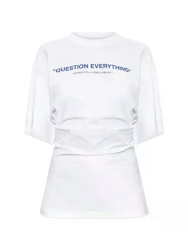 Off-White Slogan Print T-shirt