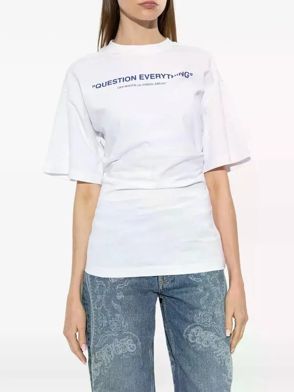 Off-White Slogan Print T-shirt
