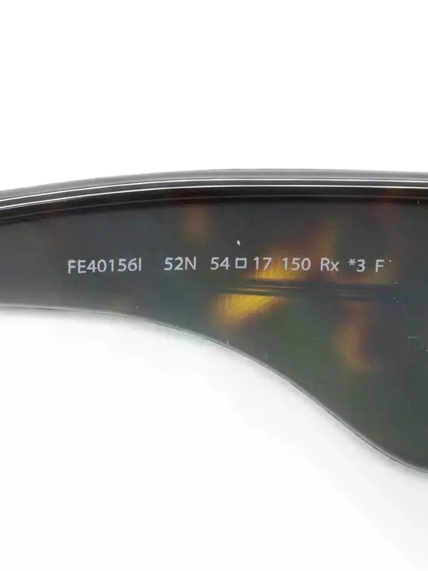 Fendi 2020s Tortoiseshell-effect Rectangle-frame Sunglasses