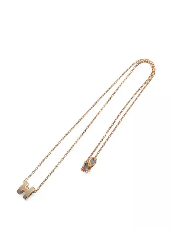Hermès 2010s Mini Pop H Necklace
