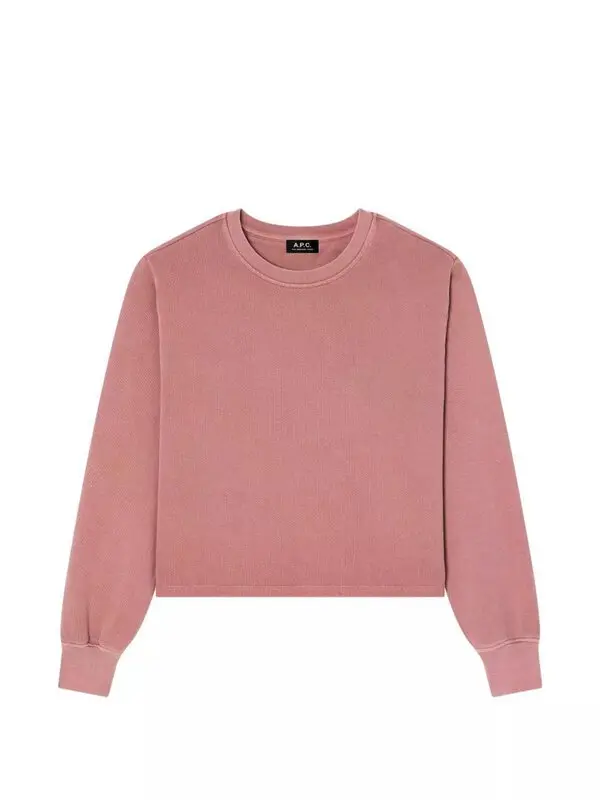 A.p.c. Cropped Logo Sweatshirt