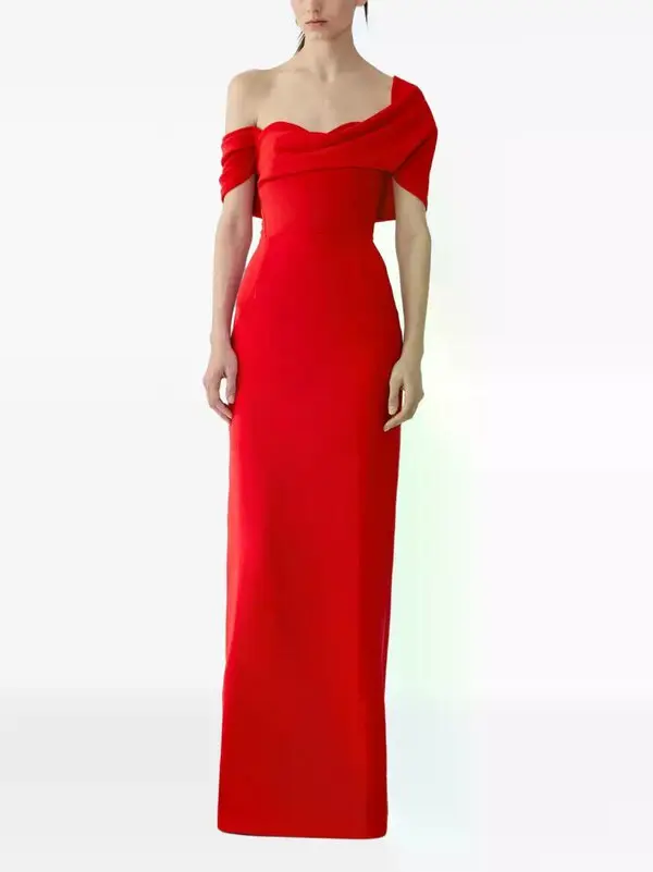 Carolina Herrera Sofia Off-shoulder Maxi Dress