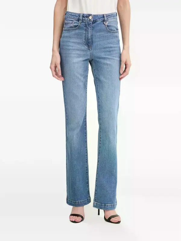 MORGAN High-waisted Flared Jeans - Blue