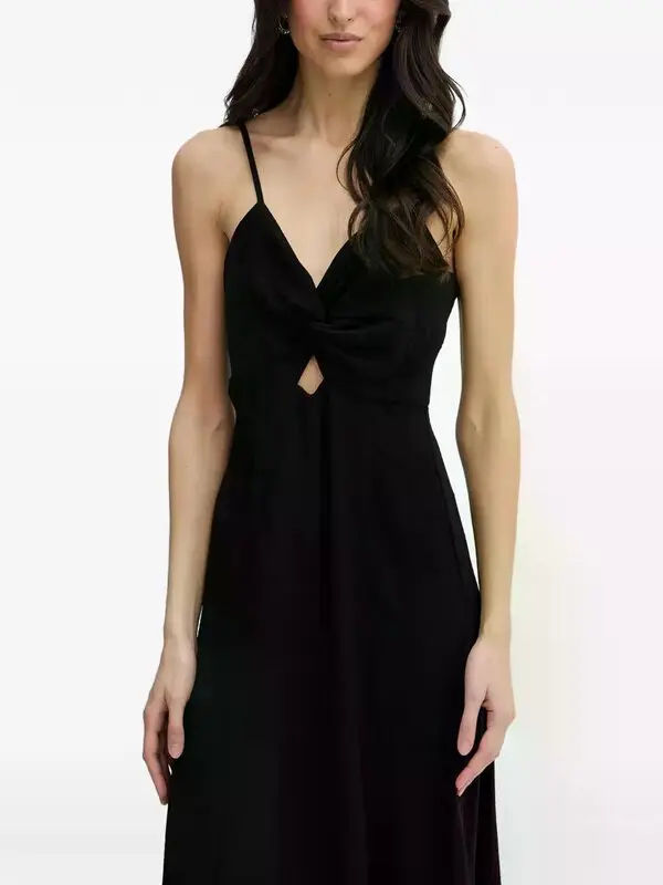 MORGAN Twist Detail Cut-out Maxi Dress