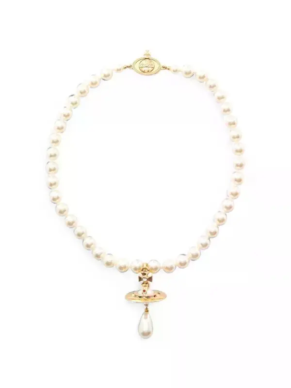 VIVIENNE WESTWOOD Orb Pearl Choker - Gold