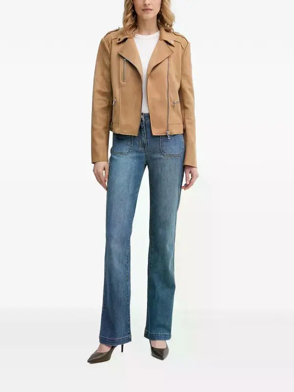 MORGAN Button-pocket Flared Jeans