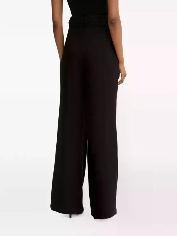 MORGAN Button-detail Wide-leg Trousers