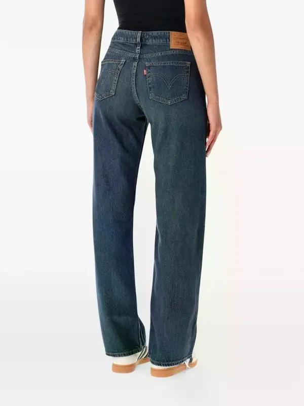 LEVI'S Faded Straight-leg Jeans - Blue