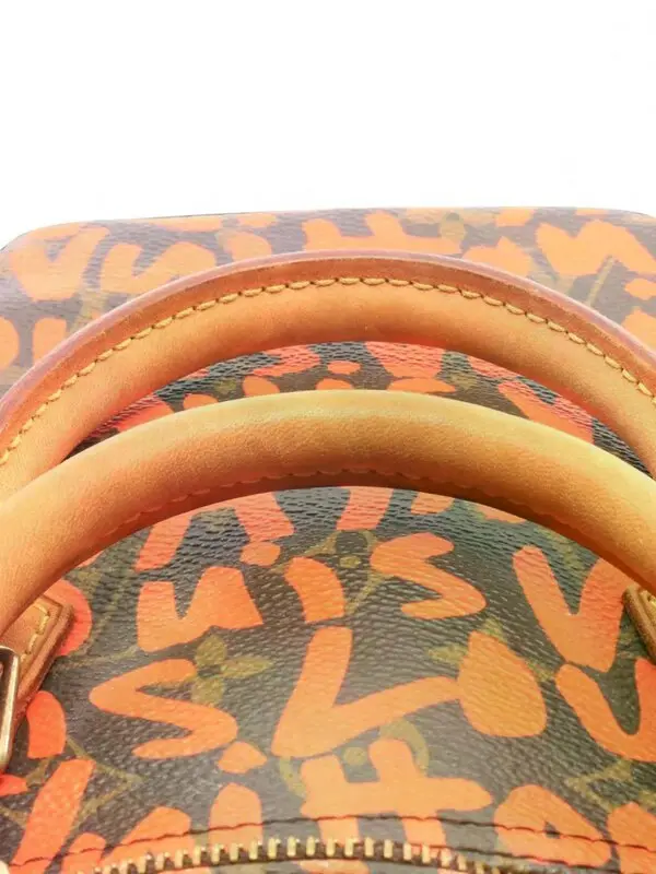 LOUIS VUITTON 2009 30 Speedy Monogram Graffiti Tote Bag