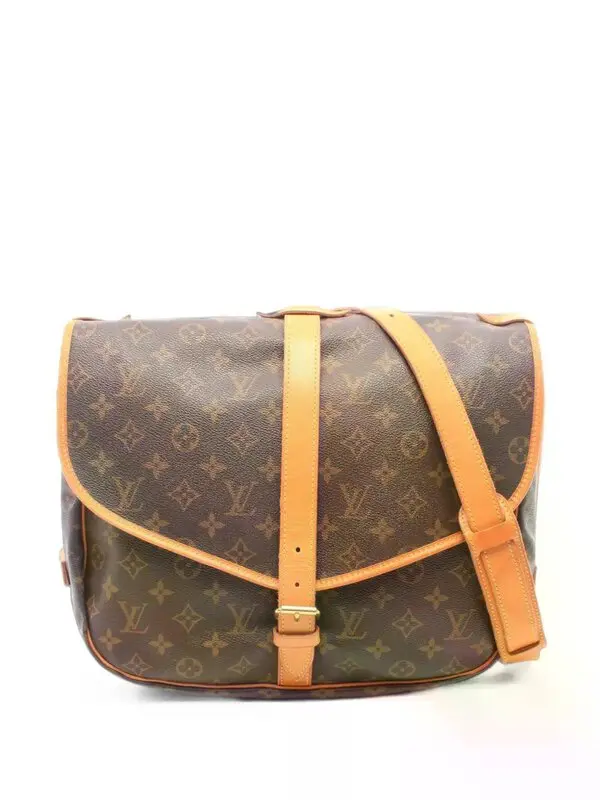 LOUIS VUITTON 1993 35 Saumur Monogram Crossbody Bag