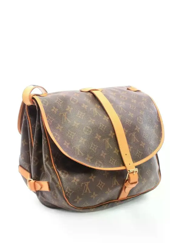 LOUIS VUITTON 1993 35 Saumur Monogram Crossbody Bag