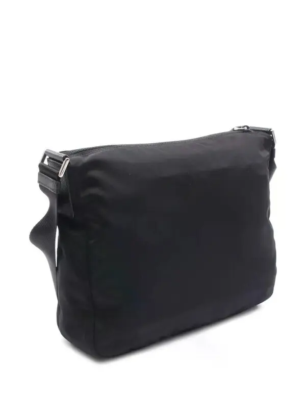 Prada Vela Re-nylon Shoulder Bag - Black