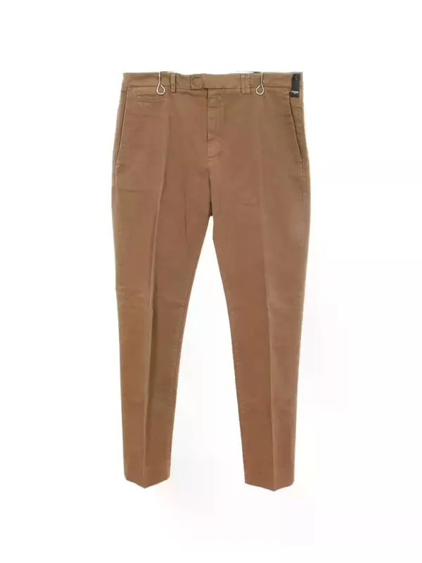 Fendi 2010s Logo Embroidered Trousers