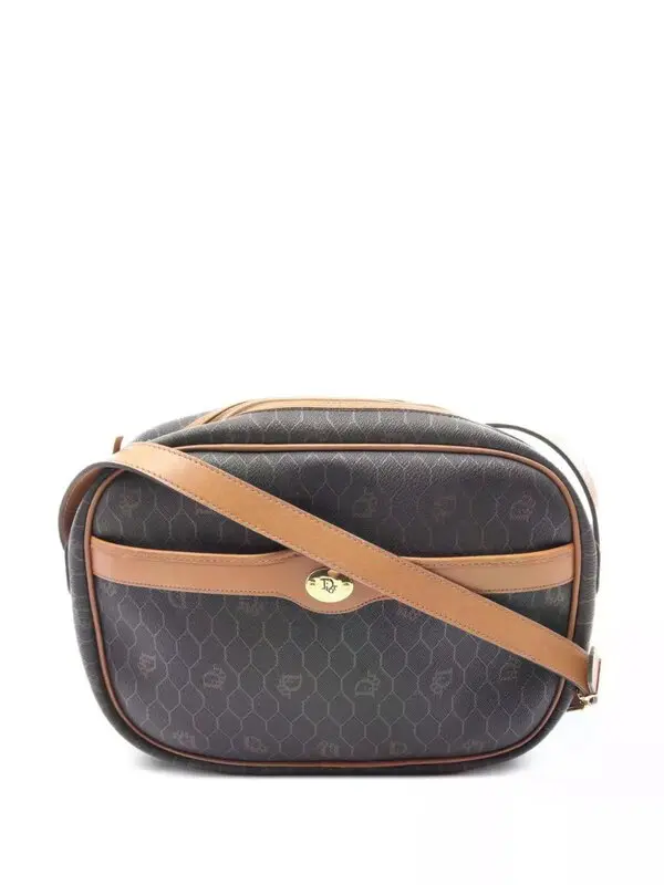 Dior Honeycomb Crossbody Bag - Brown