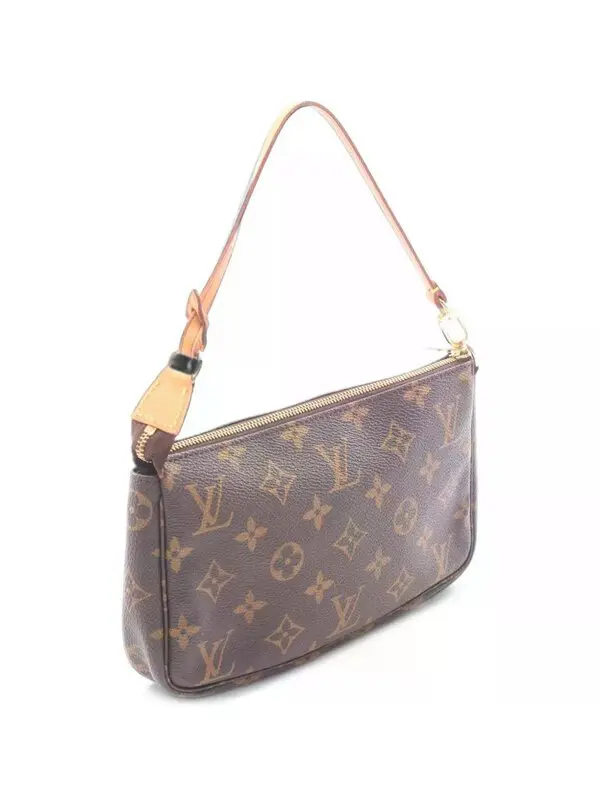LOUIS VUITTON 1999 Monogram Pochette Accessoires Shoulder Bag