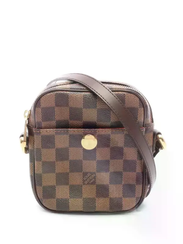 LOUIS VUITTON 2005 Damier Ebene Lift Shoulder Bag - Brown