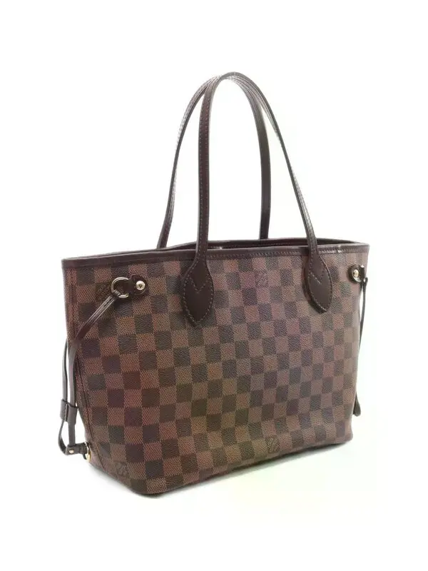 LOUIS VUITTON 2013 Neverfull Pm Damier Ebene Tote Bag