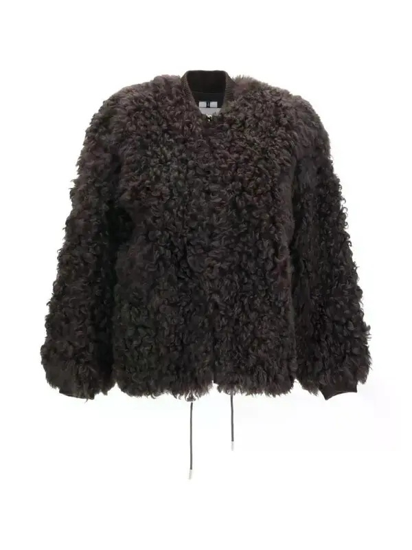 SWORD 6644 Teddy-effect Zip-up Jacket