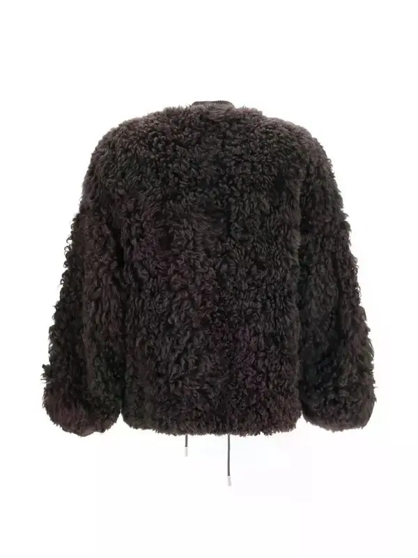 SWORD 6644 Teddy-effect Zip-up Jacket