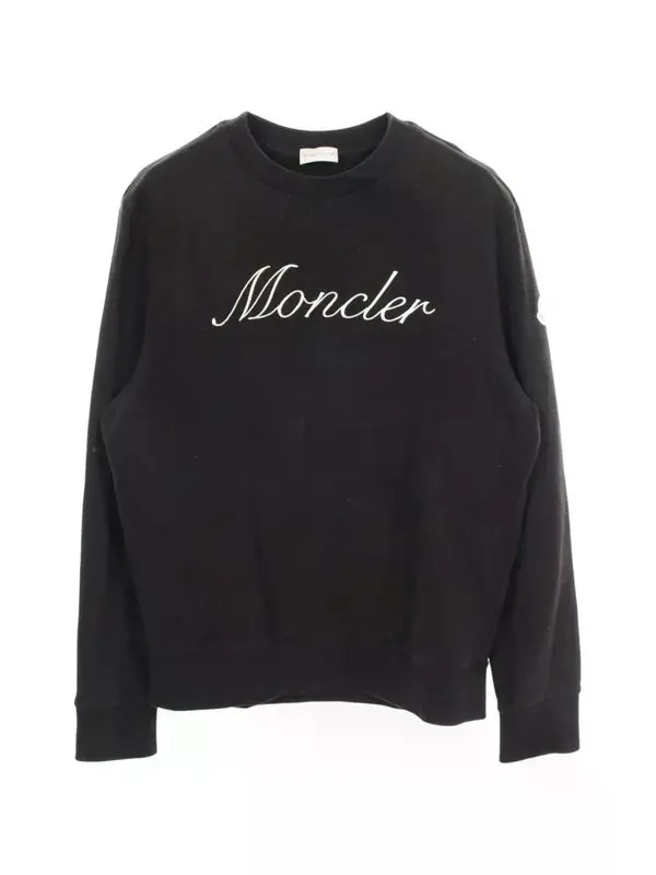 Moncler Embroidered Logo Sweater - Black