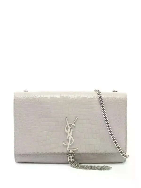 Saint Laurent 2010s Medium Kate Shoulder Bag - Grey
