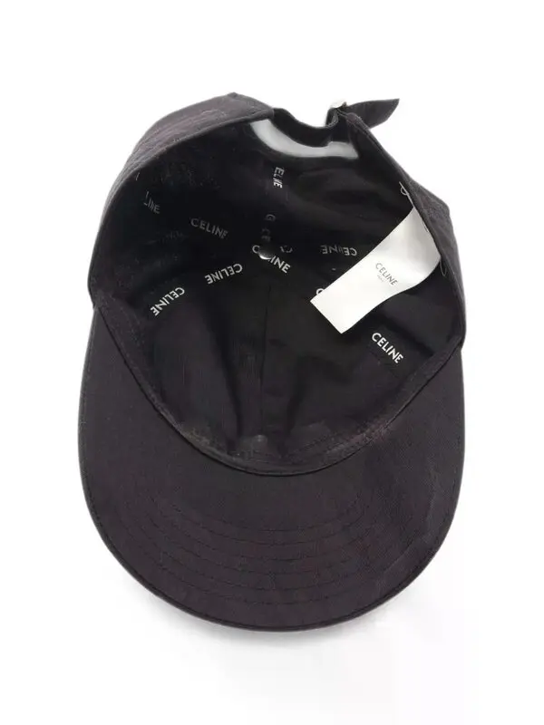 Celine 2000s Logo Embroidered Baseball Cap