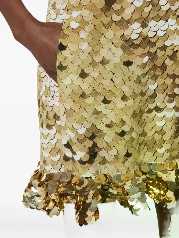 Moschino Printed Crepe De Chine Dress