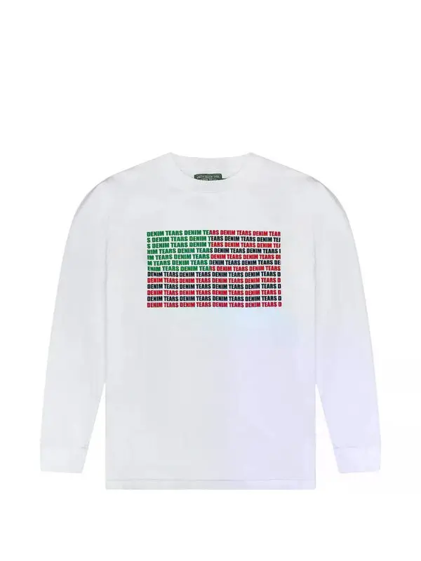 DENIM TEARS Logo Flag Long-sleeve T-shirt