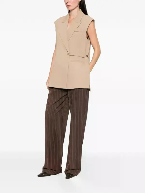 Imperial Sleeveless Notched Lapels Gilet