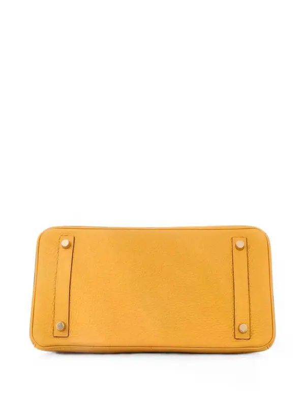 Hermès Birkin Handbag Jaune Ambre Togo With Gold Hardware 30 Tote Bag - Yellow