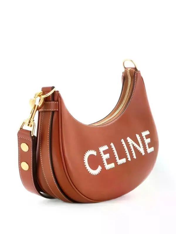 Celine Ava Strap Bag Leather Medium Hobo Bag